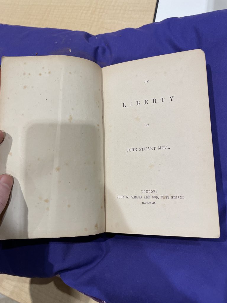Part Three: On Liberty – The History of the Book